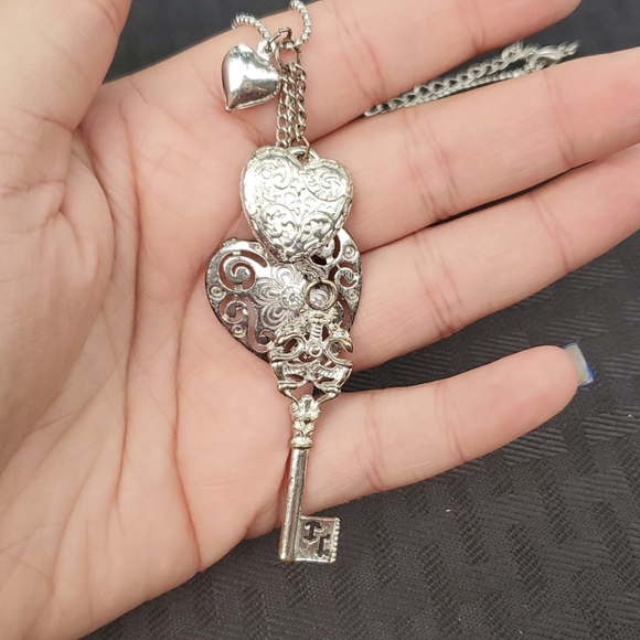 Jewelry | 316 Heart Dangle Necklace | Poshmark